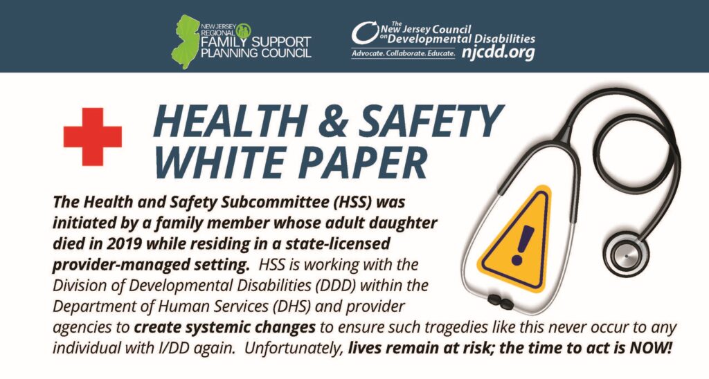 Health & Safety White Paper – The New Jersey Council on Developmental ...
