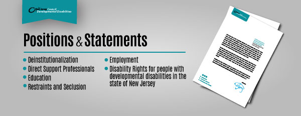 New Jersey Council on Developmental Disabilities Position Statements ...